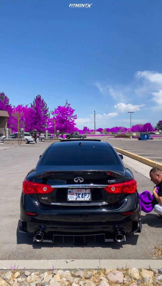 2016 INFINITI Q50 Base with 19x11 Aodhan Ds07 and Nankang 245x35 on Air ...