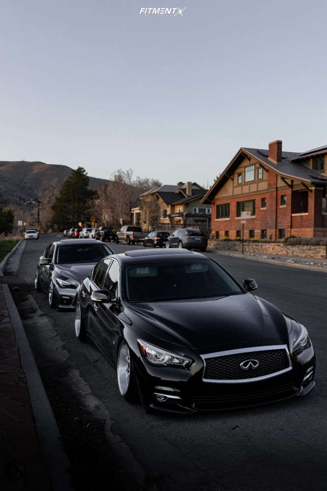 2016 INFINITI Q50 Base with 19x11 Aodhan Ds07 and Nankang 245x35 on Air ...