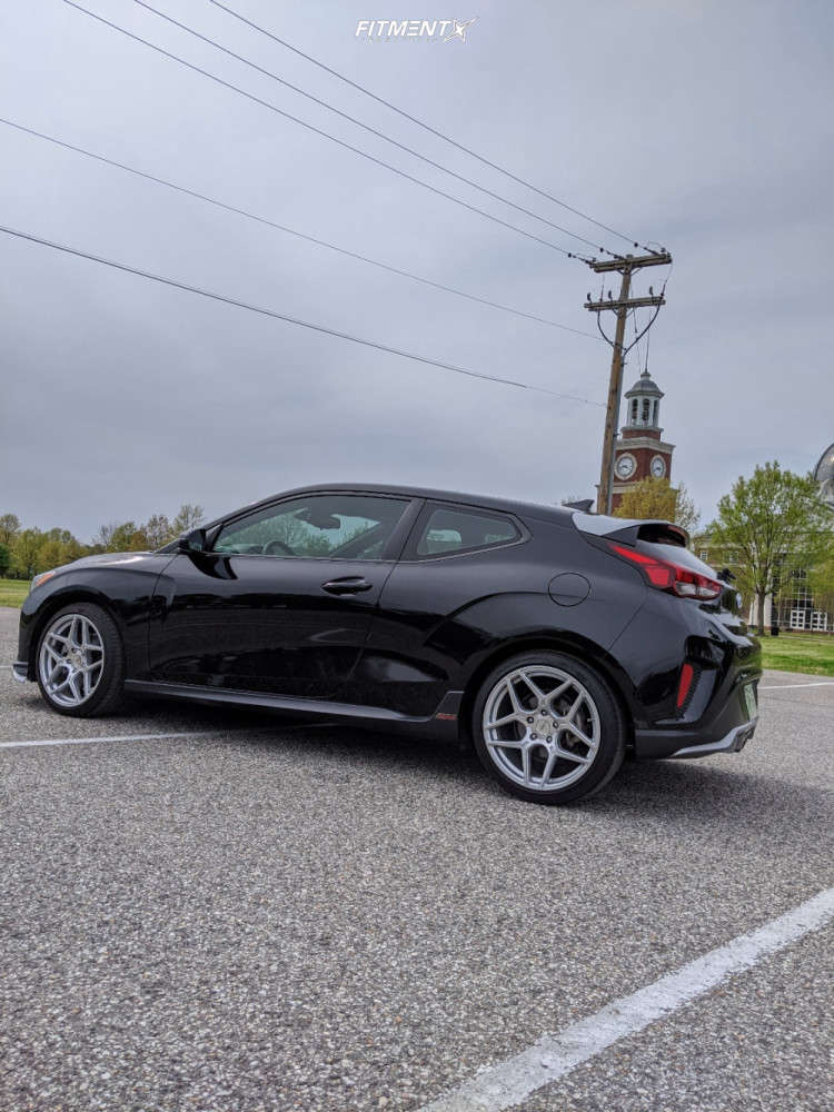 2019 Hyundai Veloster Turbo Tech with 18x8.5 Versus Racing Vs23 and ...