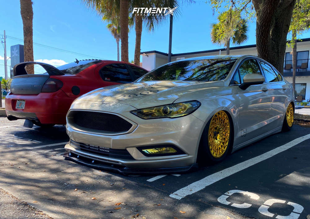 2017 Ford Fusion SE with 18x8.5 JNC Jnc043 and Nitto 235x40 on Air ...
