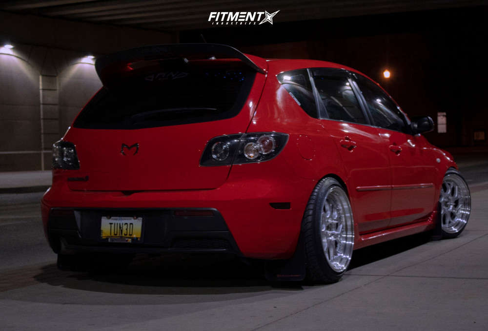 2008 Mazda MazdaSpeed3 Base with 18x9.5 Aodhan Ds01 and Ohtsu 225x40 on ...