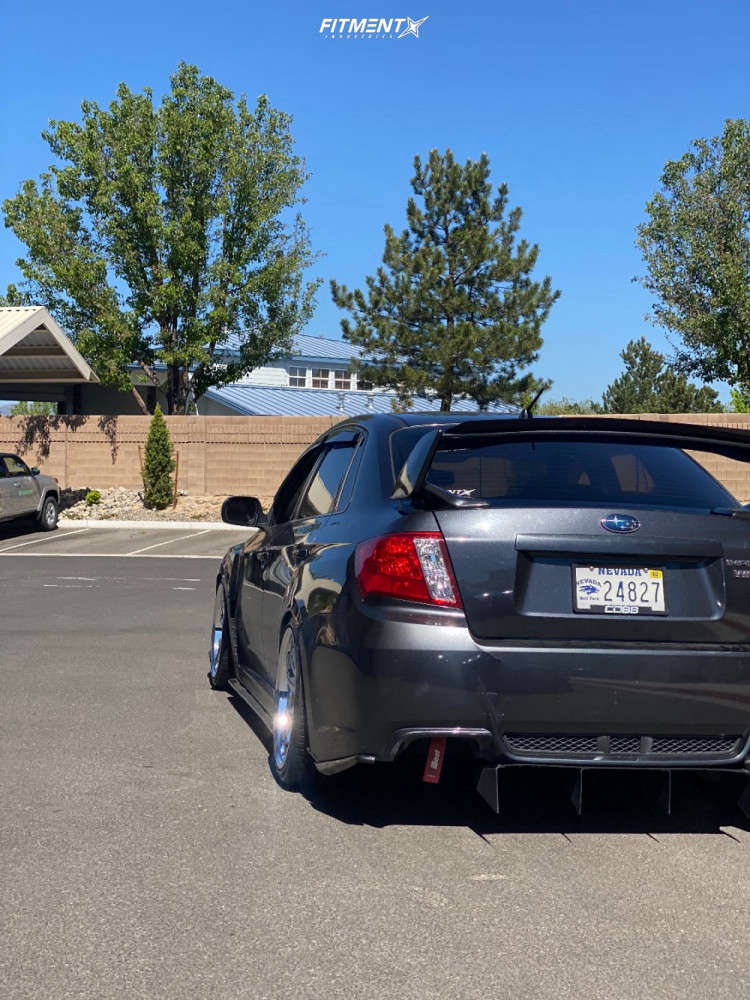 2012 Subaru WRX Base with 18x9.5 Aodhan Ds02 and Falken 245x35 on ...