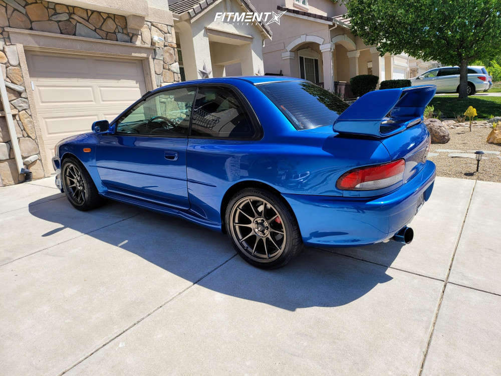 2000 Subaru Impreza RS with 18x9.5 Konig Dekagram and Federal 265x35 on ...