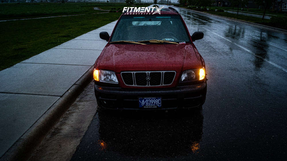 2002 Subaru Forester S with 19x8.5 Tenzo R GT-5 and Achilles 215x35 on ...
