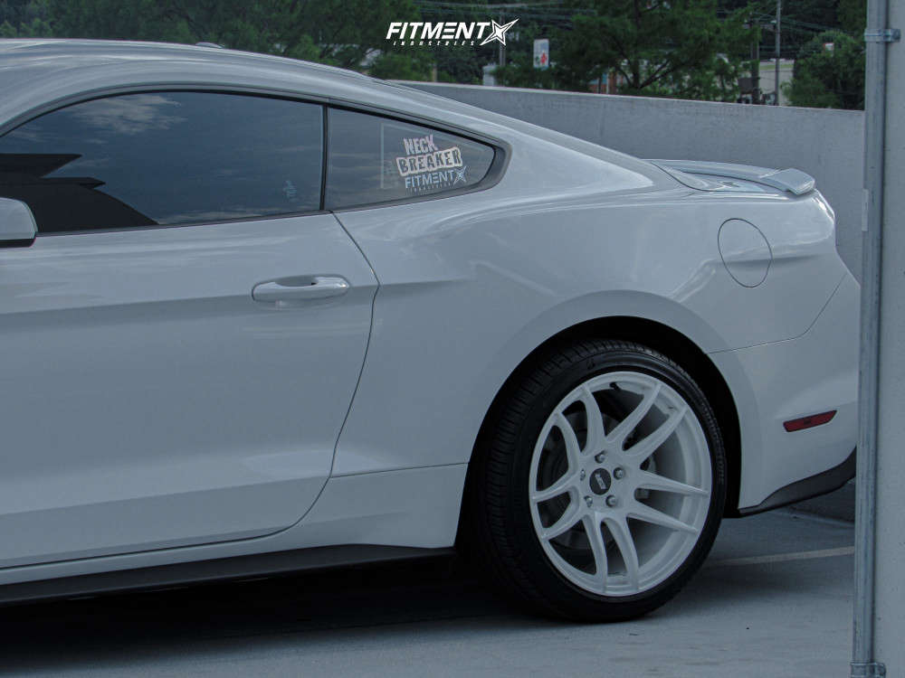 2019 Ford Mustang GT with 19x9.5 ESR Cs8 and Bridgestone 245x45 on ...