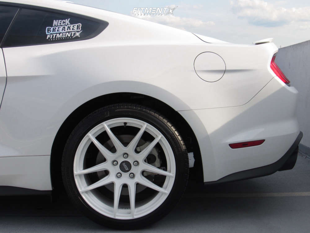 2019 Ford Mustang GT with 19x9.5 ESR Cs8 and Bridgestone 245x45 on ...