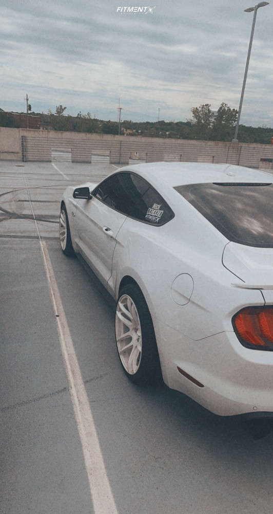 2019 Ford Mustang GT with 19x9.5 ESR Cs8 and Bridgestone 245x45 on ...