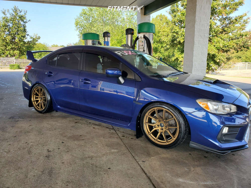 2018 Subaru WRX Base with 18x9.5 Option Lab R716 and General 245x40 on ...