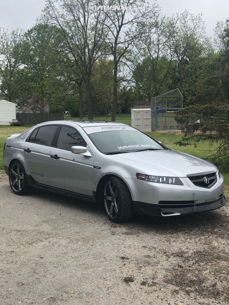 2004 Acura TL Base with 20x8.5 JNC Jnc026 and Federal 245x35 on Stock ...