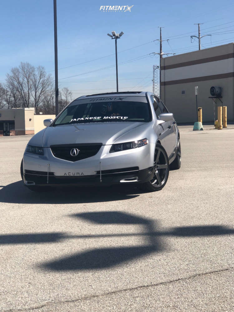 2004 Acura TL Base with 20x8.5 JNC Jnc026 and Federal 245x35 on Stock ...