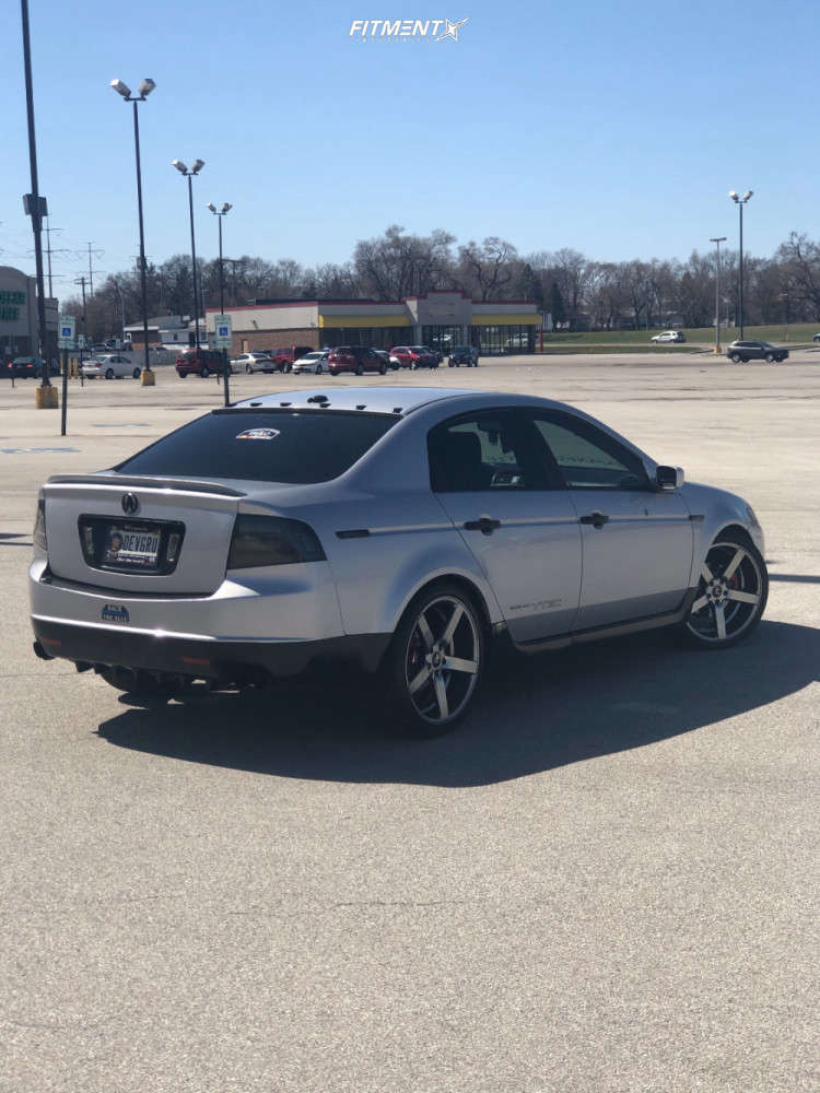 2004 Acura TL Base with 20x8.5 JNC Jnc026 and Federal 245x35 on Stock ...