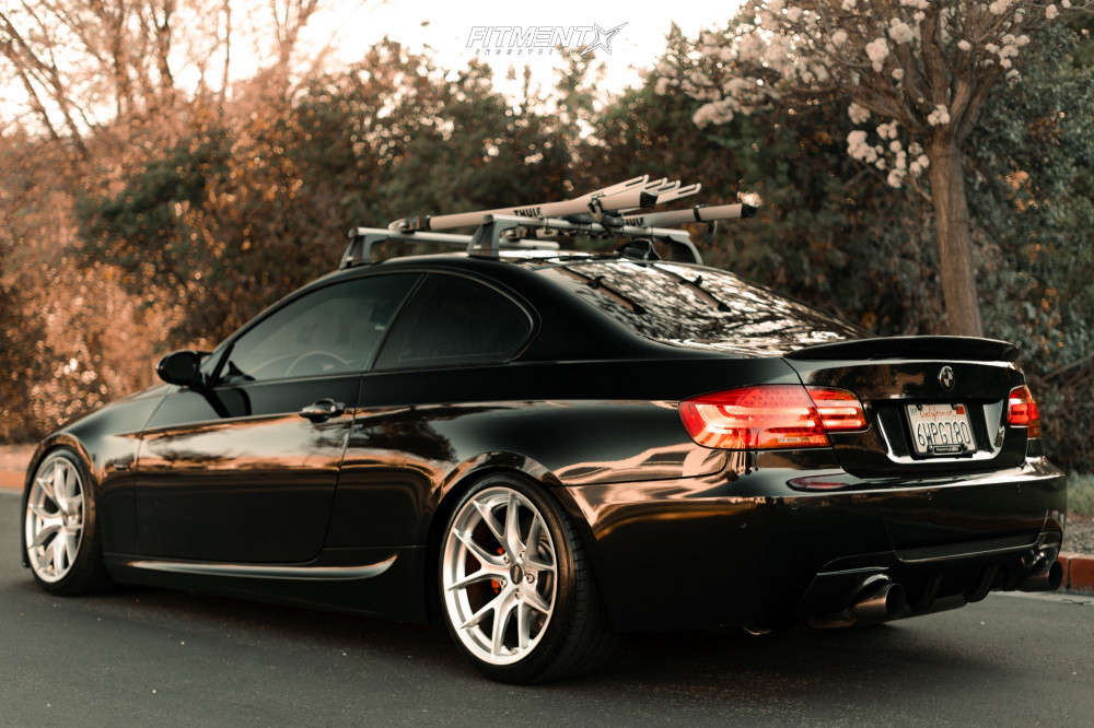 2009 BMW 335i Base with 18x9.5 ESR Forged Rf2 and Hankook 225x35 on ...