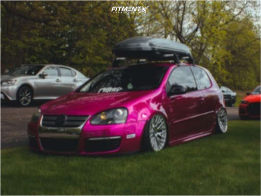 2007 Volkswagen Rabbit 2.5 with 18x9.5 WatercooledIND Sy10 and Achilles ...