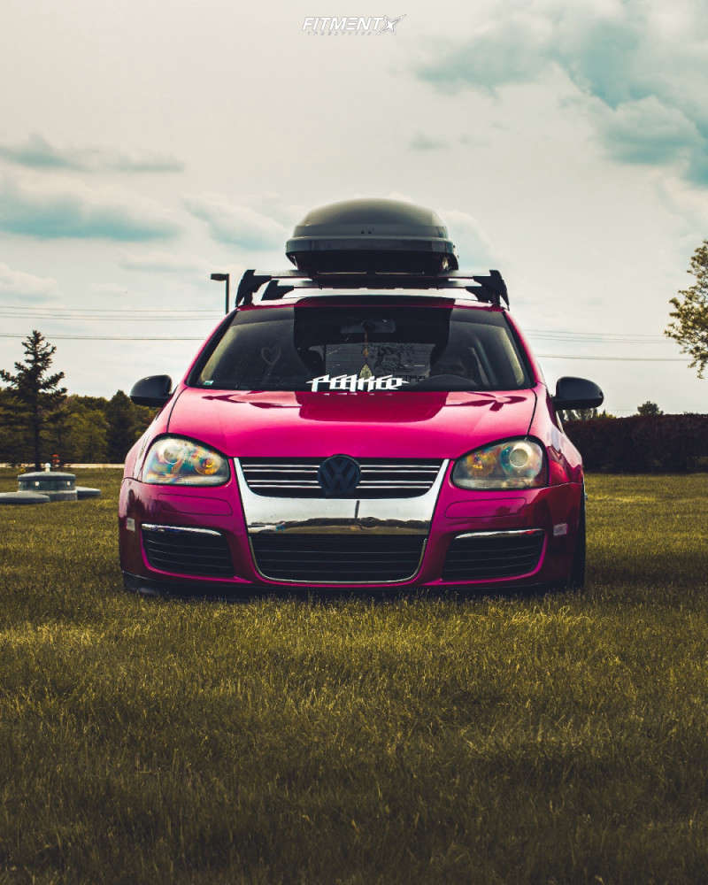 2007 Volkswagen Rabbit 2.5 with 18x9.5 WatercooledIND Sy10 and Achilles ...