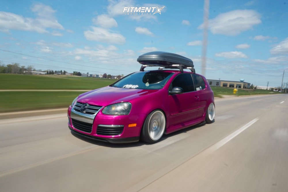 2007 Volkswagen Rabbit 2.5 with 18x9.5 WatercooledIND Sy10 and Achilles ...