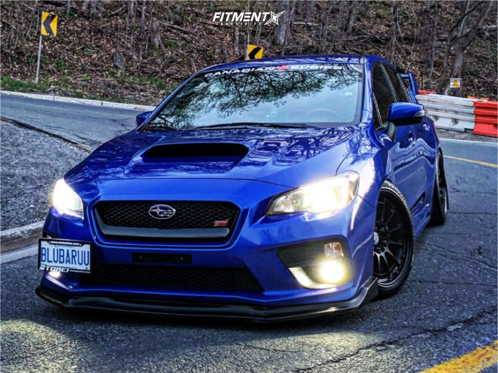 2017 Subaru WRX STI Base with 18x9.5 Enkei Nt03 and Firestone 265x35 on ...