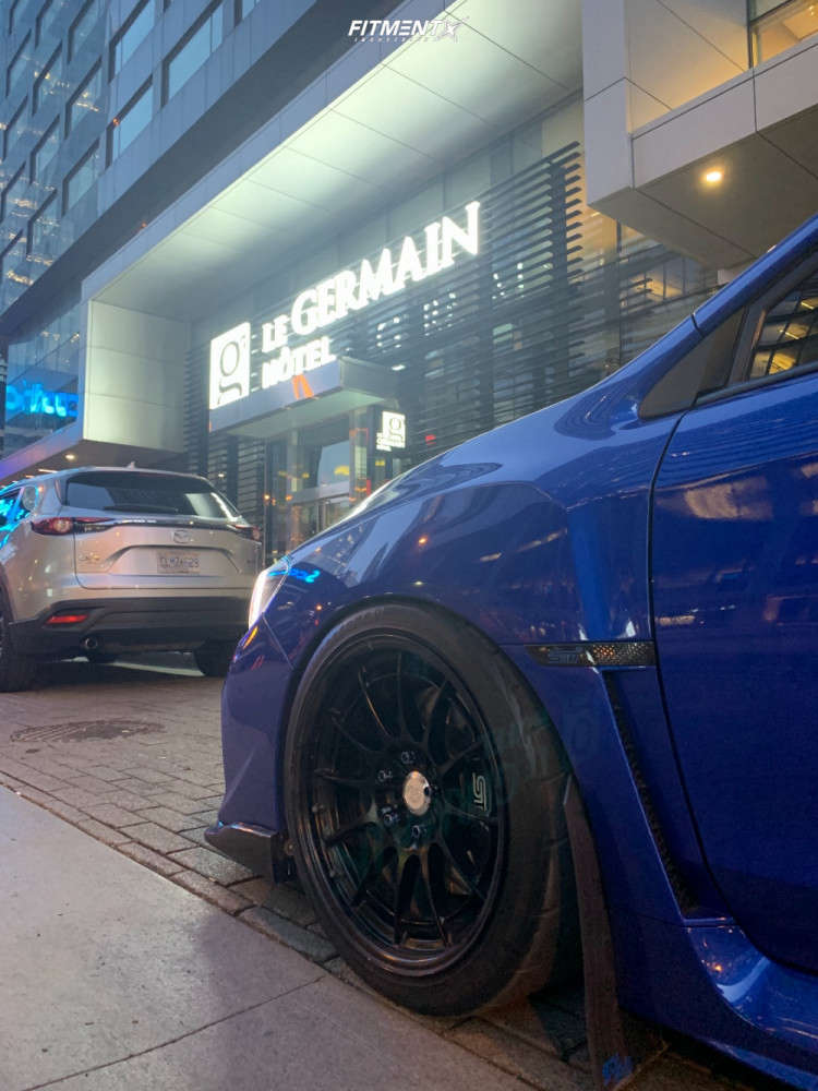 2017 Subaru WRX STI Base with 18x9.5 Enkei Nt03 and Firestone 265x35 on ...