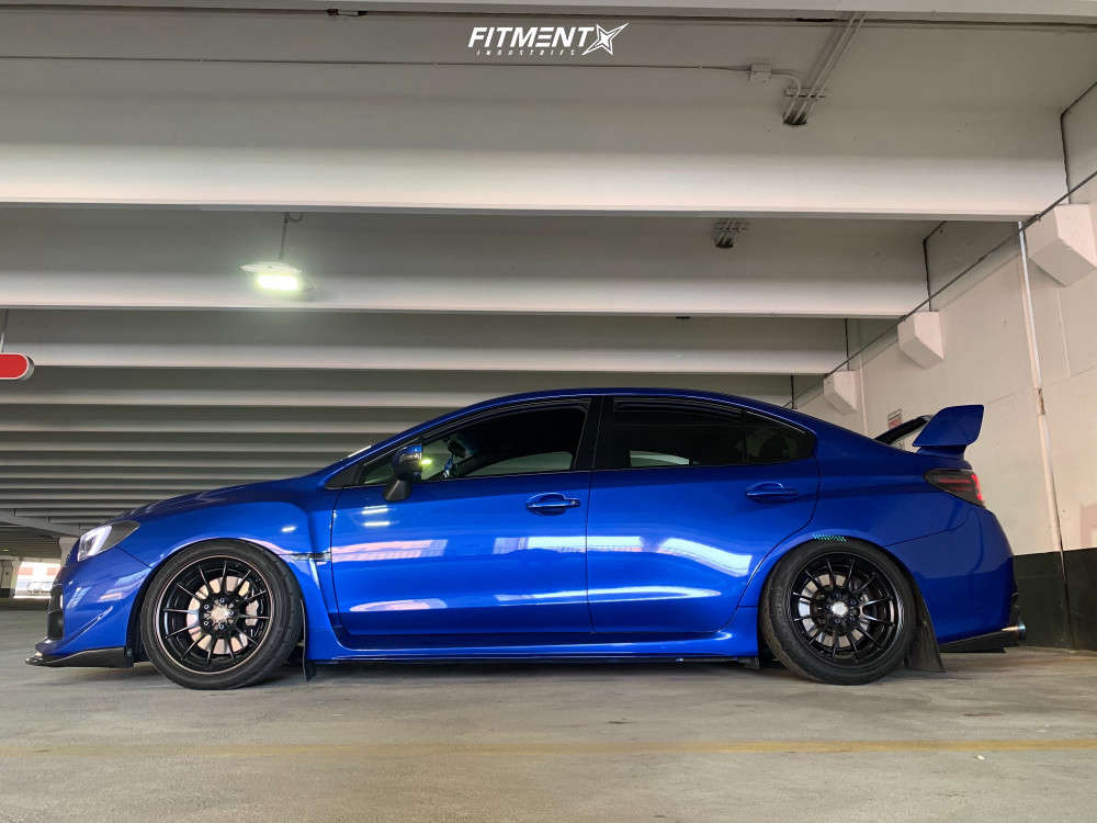 2017 Subaru WRX STI Base with 18x9.5 Enkei Nt03 and Firestone 265x35 on Coilovers | 1698747 ...