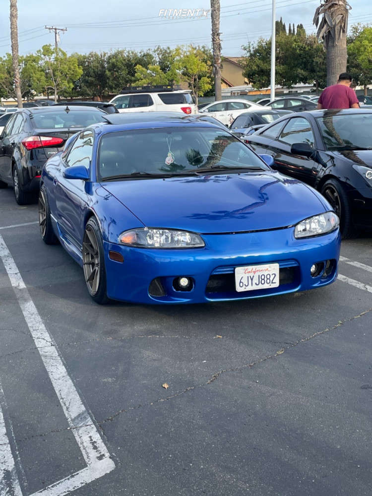 1999 Mitsubishi Eclipse GS with 18x8.5 MST Mt44 and Toyo Tires 245x40 ...