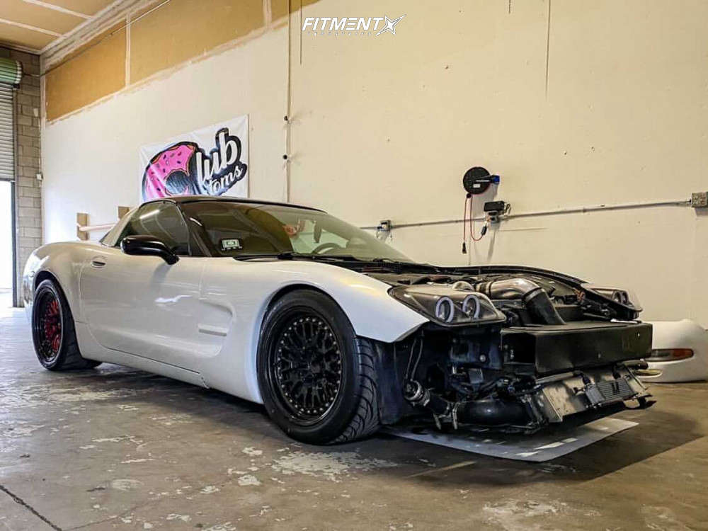 2000 Chevrolet Corvette Base with 17x10.5 CCW Classic and Federal ...