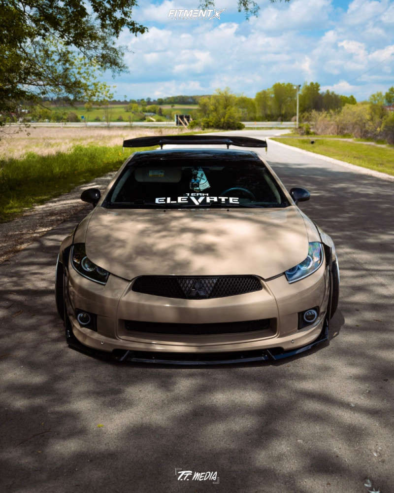2012 Mitsubishi Eclipse GT with 19x11 Heritage Hokkaido and Toyo Tires 235x35 on Lifted ...