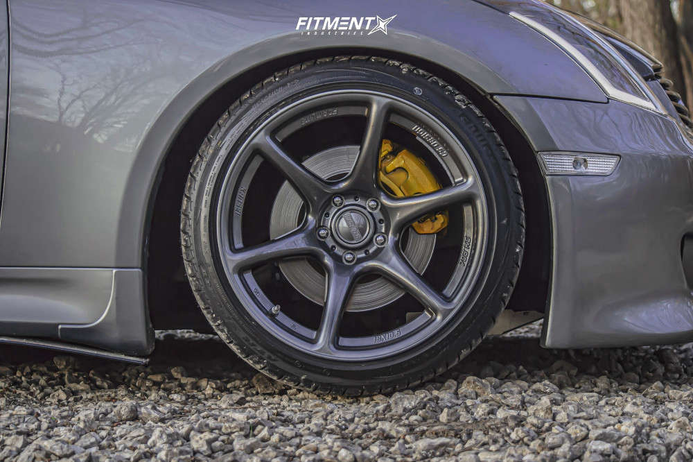 2007 INFINITI G35 2dr Coupe (3.5L 6cyl 6M) with 18x10.5 Kansei Tandem ...