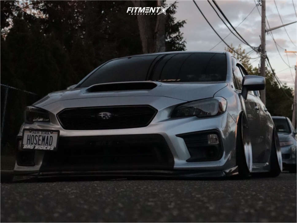 2018 Subaru WRX Base with 18x10.5 Aodhan Ds05 and Federal 225x35 on Air ...