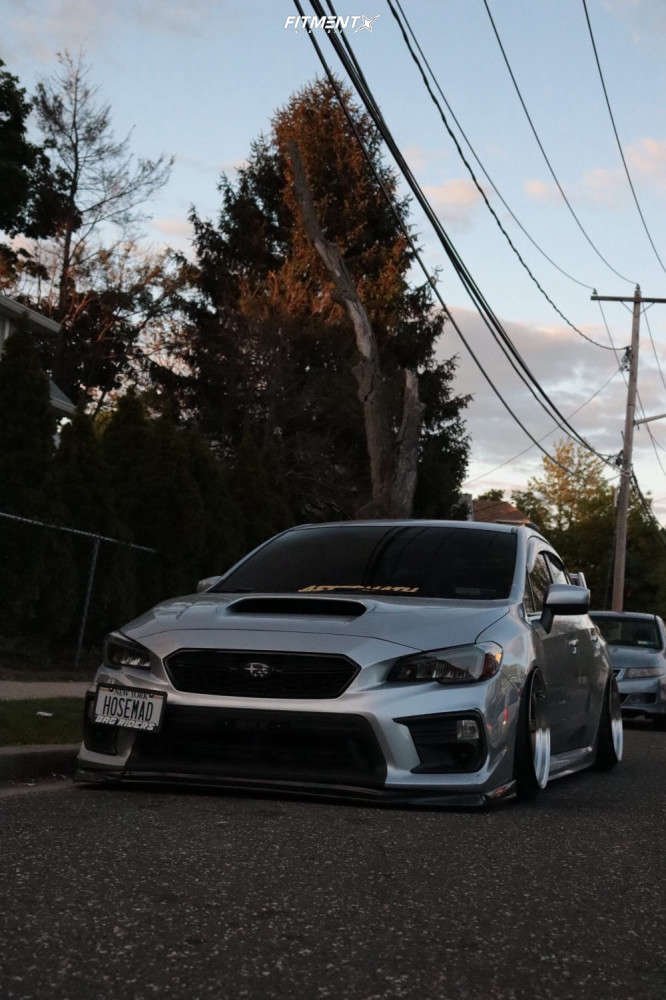 2018 Subaru WRX Base with 18x10.5 Aodhan Ds05 and Federal 225x35 on Air ...