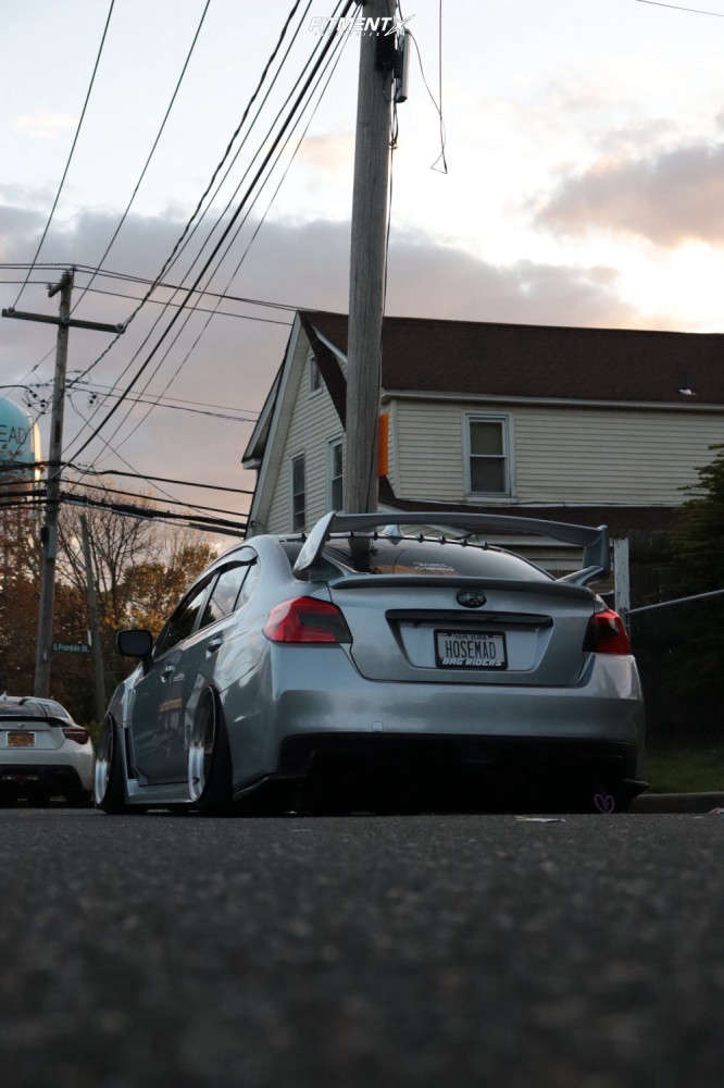 2018 Subaru WRX Base with 18x10.5 Aodhan Ds05 and Federal 225x35 on Air ...