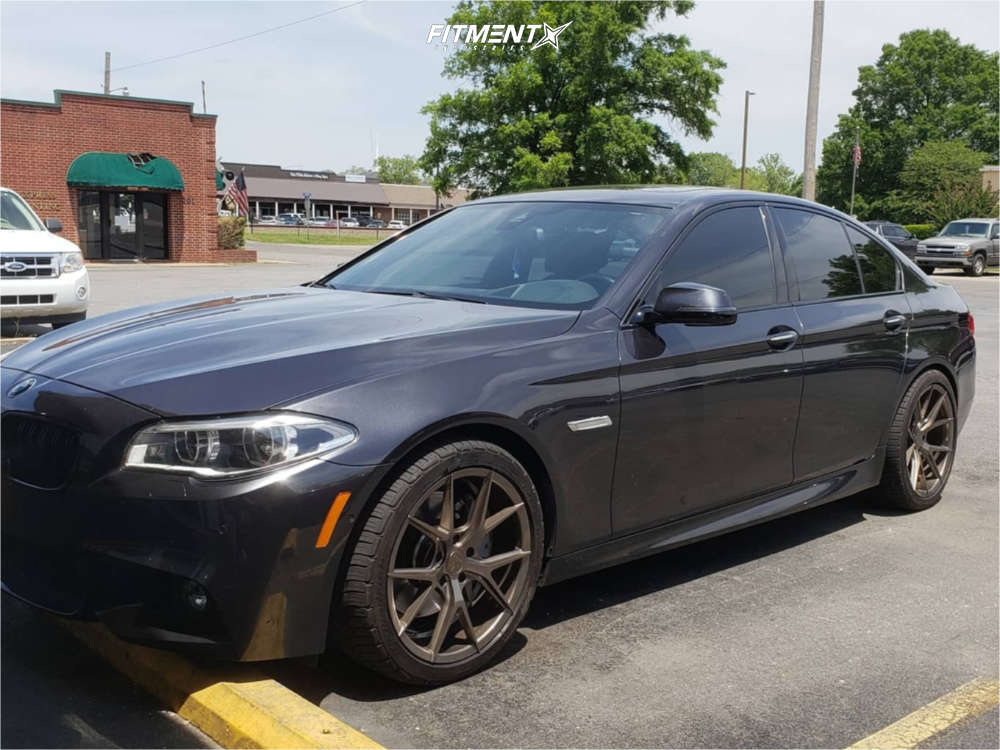 2014 BMW 550i Base with 19x8.5 Verde Axis and BFGoodrich 245x40 on ...