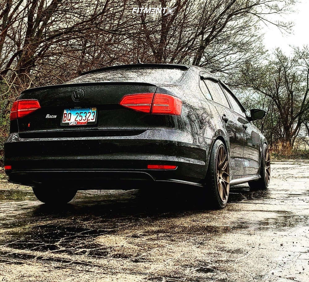 2017 Volkswagen Jetta GLI with 18x8.5 Aodhan Ah-x and Bridgestone ...