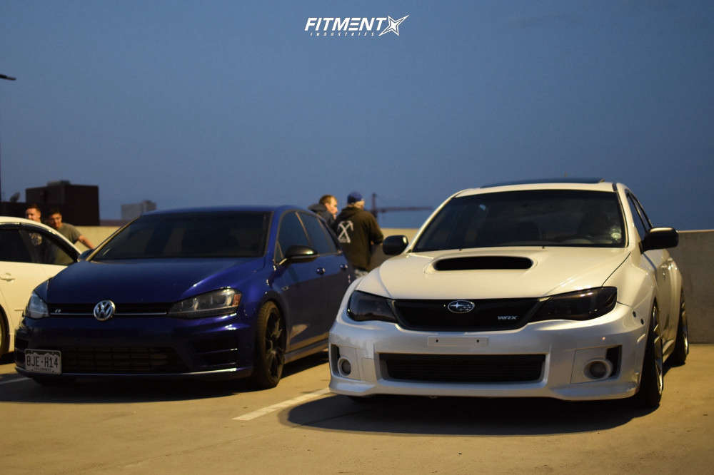 2012 Subaru WRX Base with 18x9.5 Anovia Elder and Road Hugger 245x40 on ...