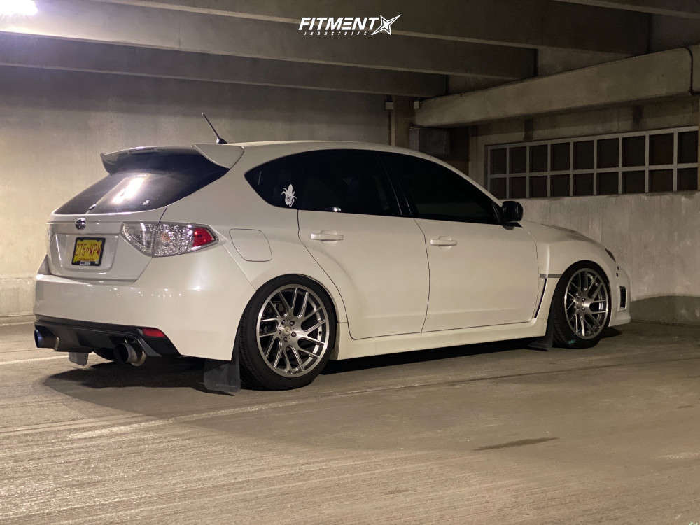 2012 Subaru WRX Base with 18x9.5 Anovia Elder and Road Hugger 245x40 on ...