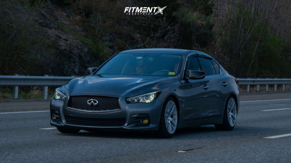 2015 Infiniti Q50 Premium with 18x9.5 Aodhan Ah-x and Hankook 245x40 on ...
