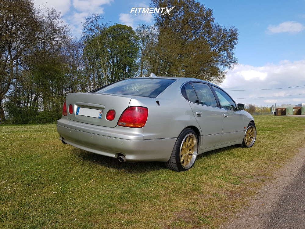 2001 Lexus GS430 Base with 18x9 and Nexen 235x40 on Lowering Springs ...