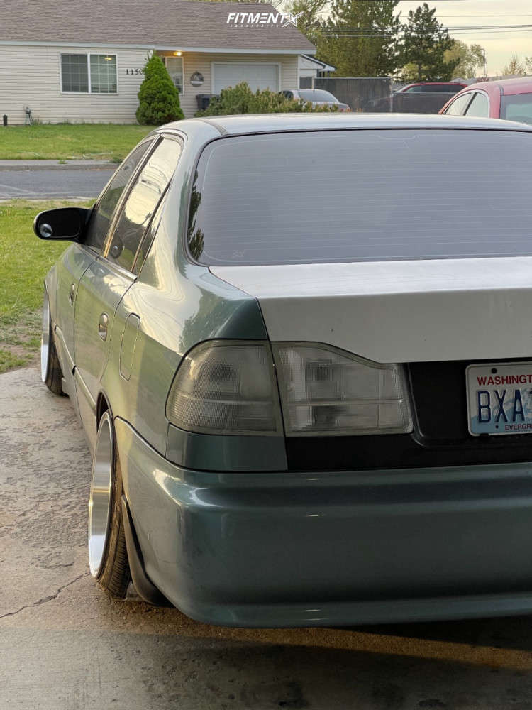 2000 Honda Civic LX with 16x8.5 ARC Ar4 and Waterfall 195x45 on ...