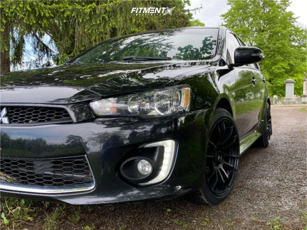 2016 Mitsubishi Lancer SE with 18x8.5 AVID1 Av20 and Michelin 225x40 on ...