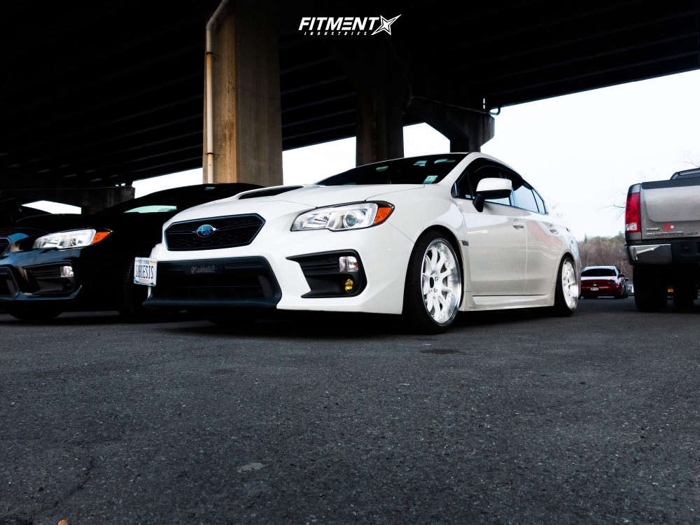 2018 Subaru WRX Limited with 18x9.5 ESR Cs12 and Federal 225x35 on ...