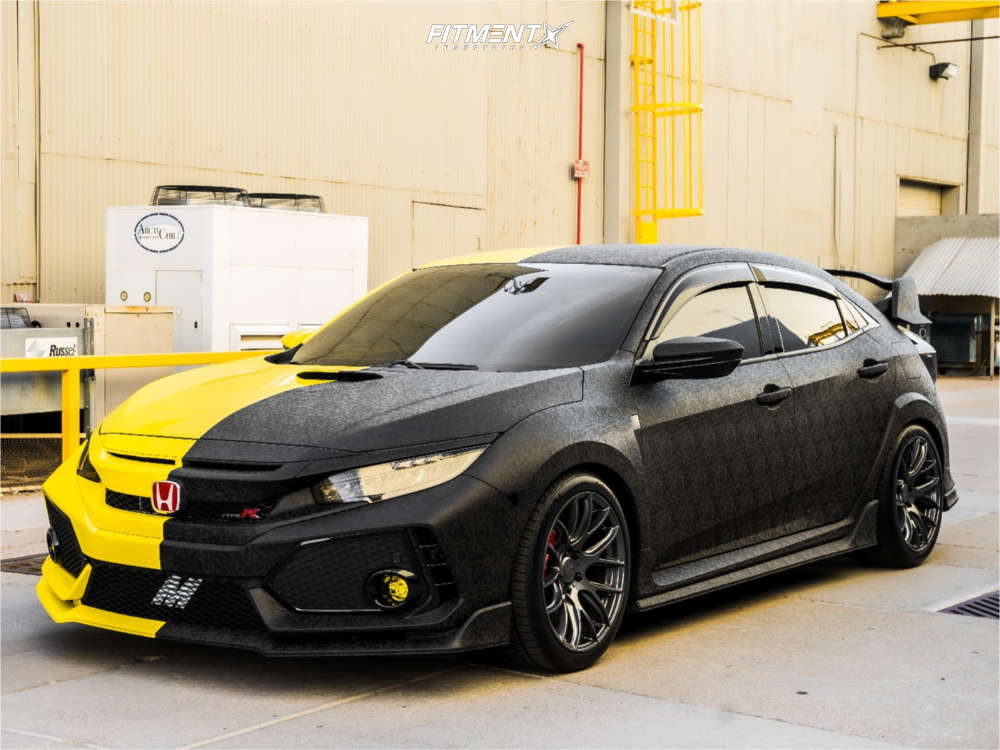 2019 Honda Civic Type R with 18x9.5 ESR Sr12 and Continental 265x35 on ...