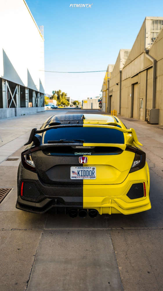 2019 Honda Civic Type R with 18x9.5 ESR Sr12 and Continental 265x35 on ...