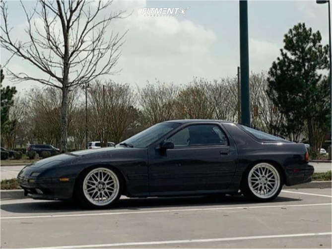 1990 Mazda RX-7 GTU with 18x8 Versus Racing Vs243 and Achilles 225x45 ...