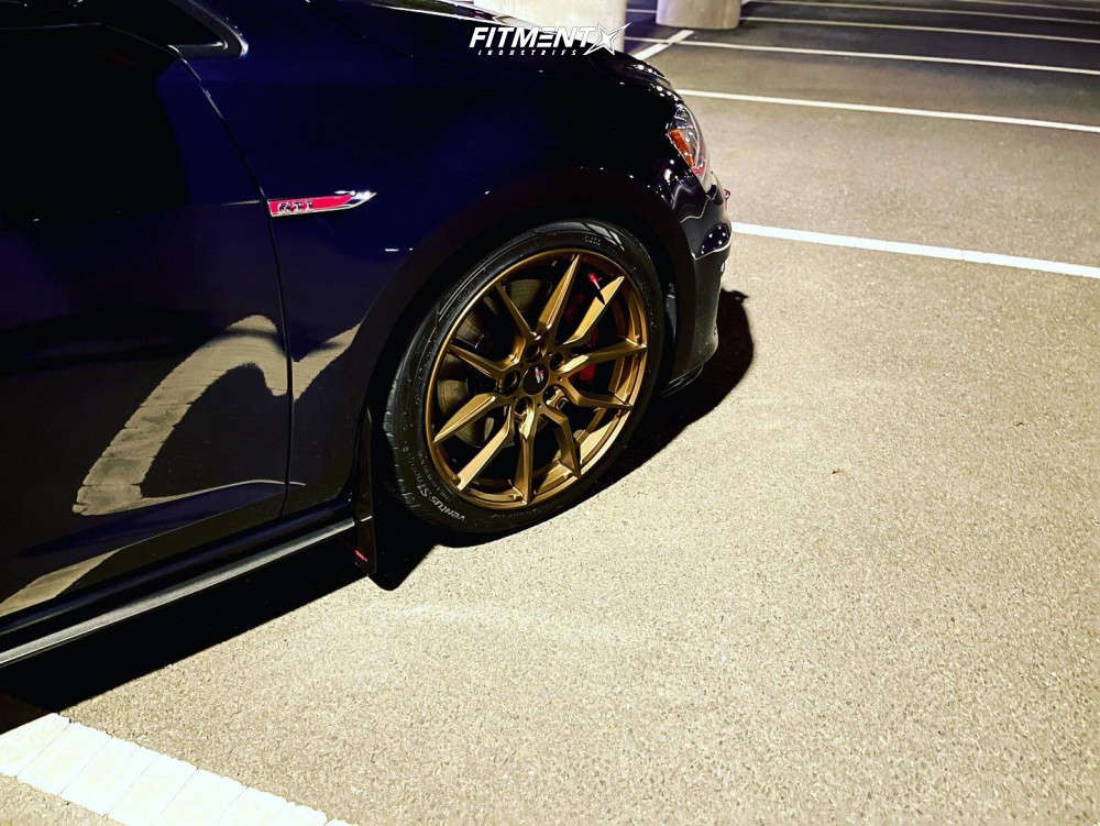 2017 Volkswagen GTI SE with 18x8.5 Option Lab R716 and Hankook 235x40 ...