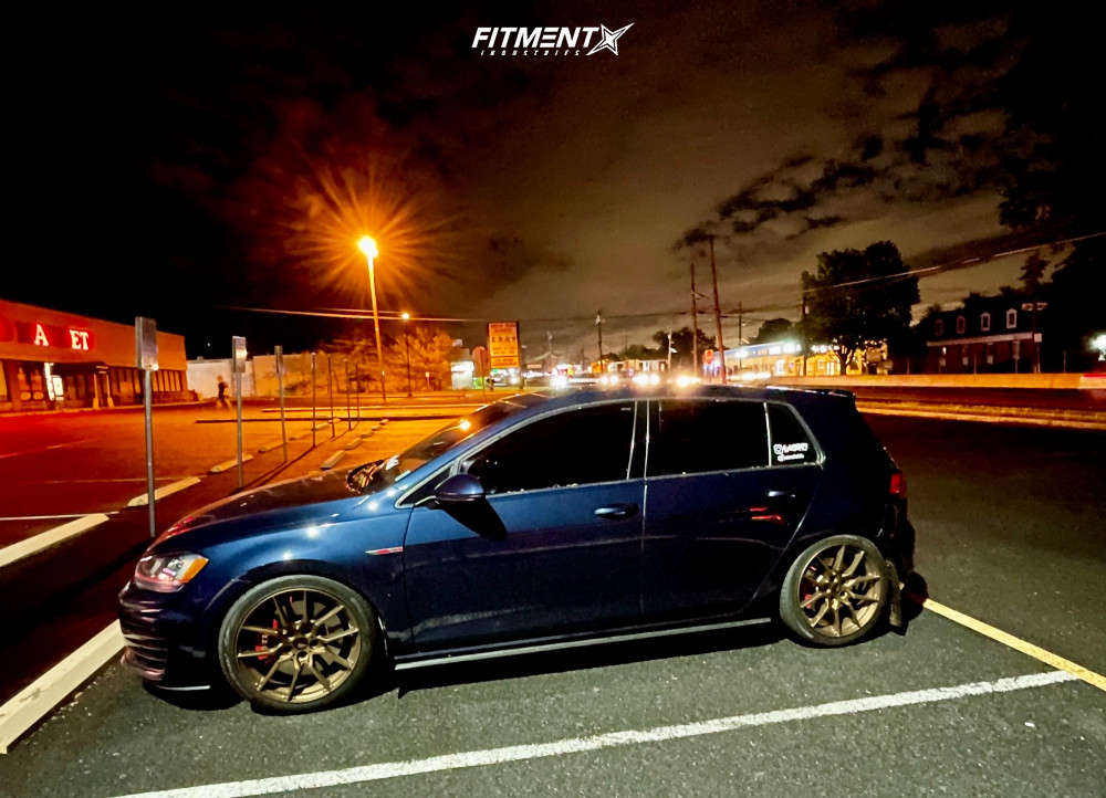 2017 Volkswagen GTI SE with 18x8.5 Option Lab R716 and Hankook 235x40 ...