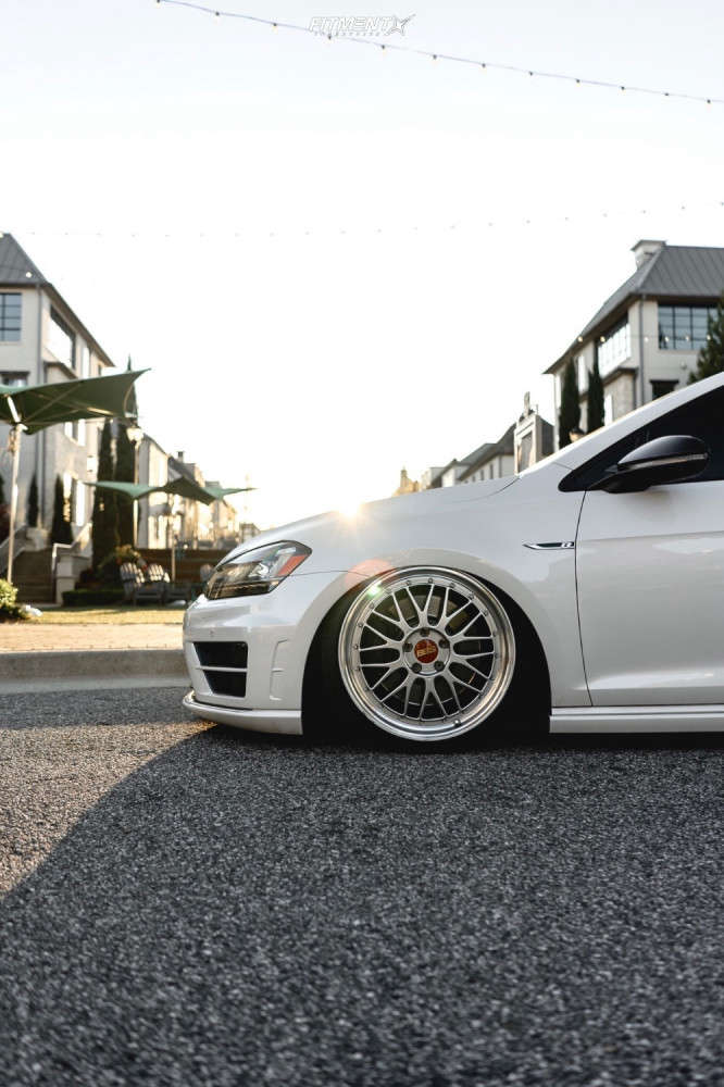 2017 Volkswagen Golf R Base with 19x8.5 BBS Lm and Achilles 225x35 on ...