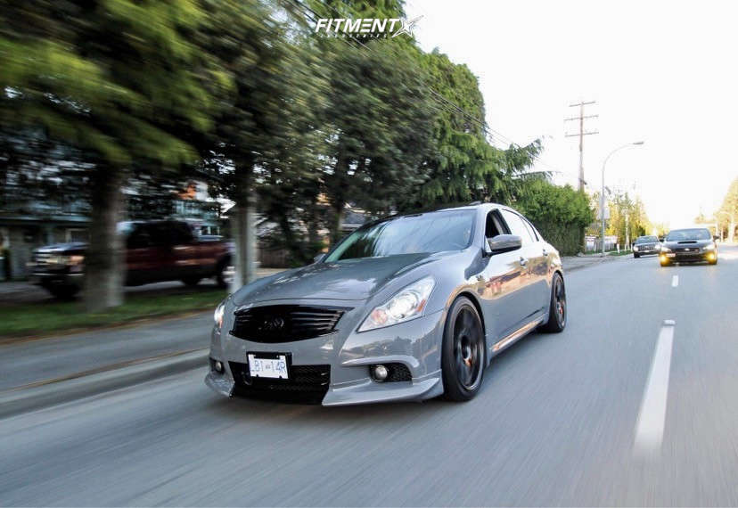 2013 INFINITI G37 X Sport with 19x9.5 Konig Ampliform and Kumho 265x35 ...