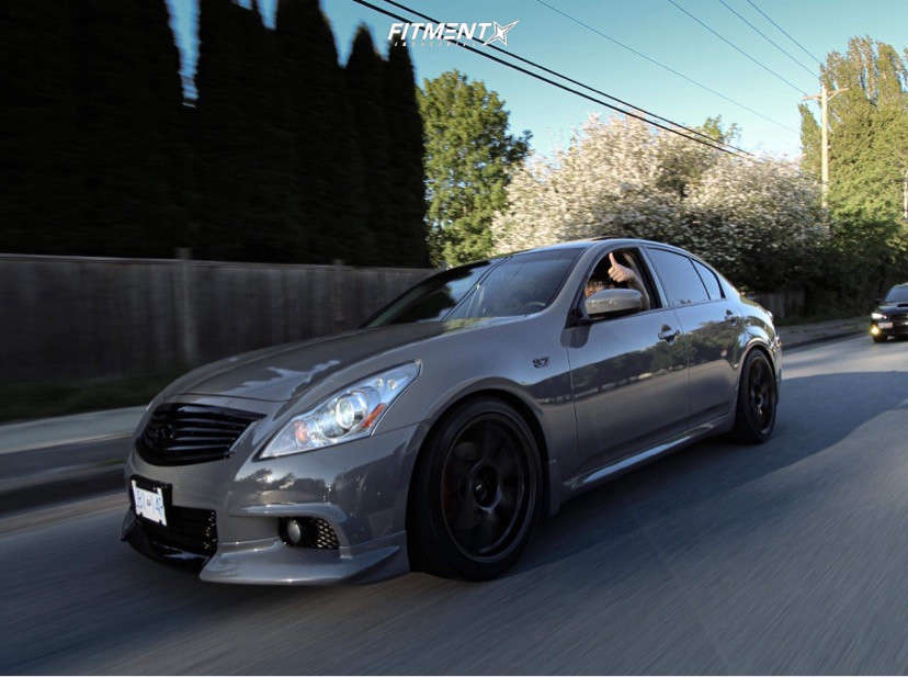 2013 INFINITI G37 X Sport with 19x9.5 Konig Ampliform and Kumho 265x35 ...