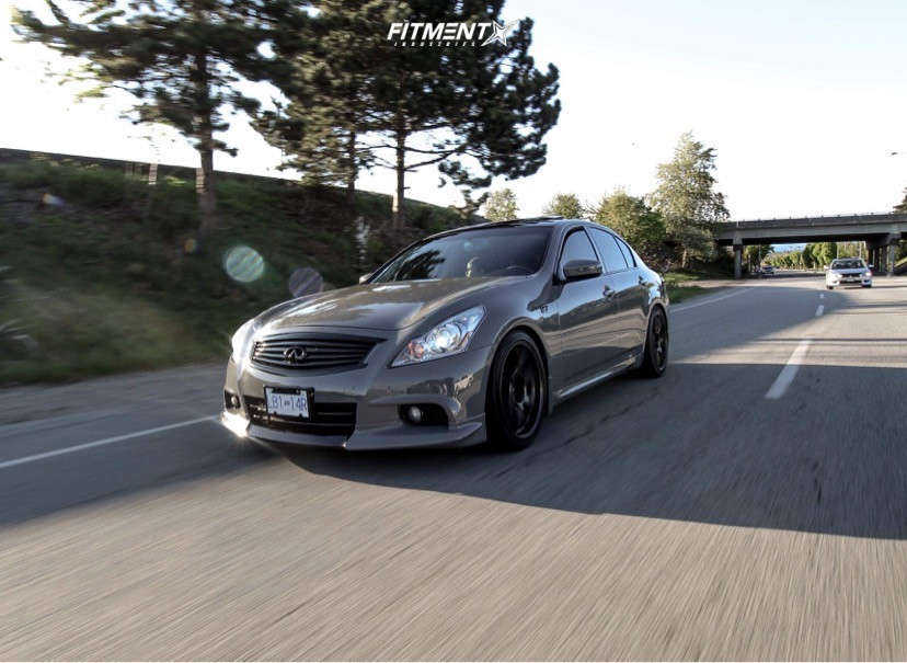 2013 INFINITI G37 X Sport with 19x9.5 Konig Ampliform and Kumho 265x35 ...