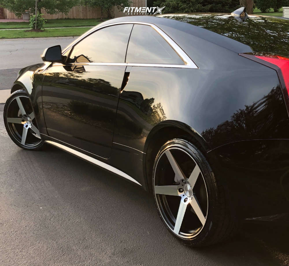 2013 Cadillac CTS Performance with 20x8.5 Ravetti M13 and Nitto 255x35 ...