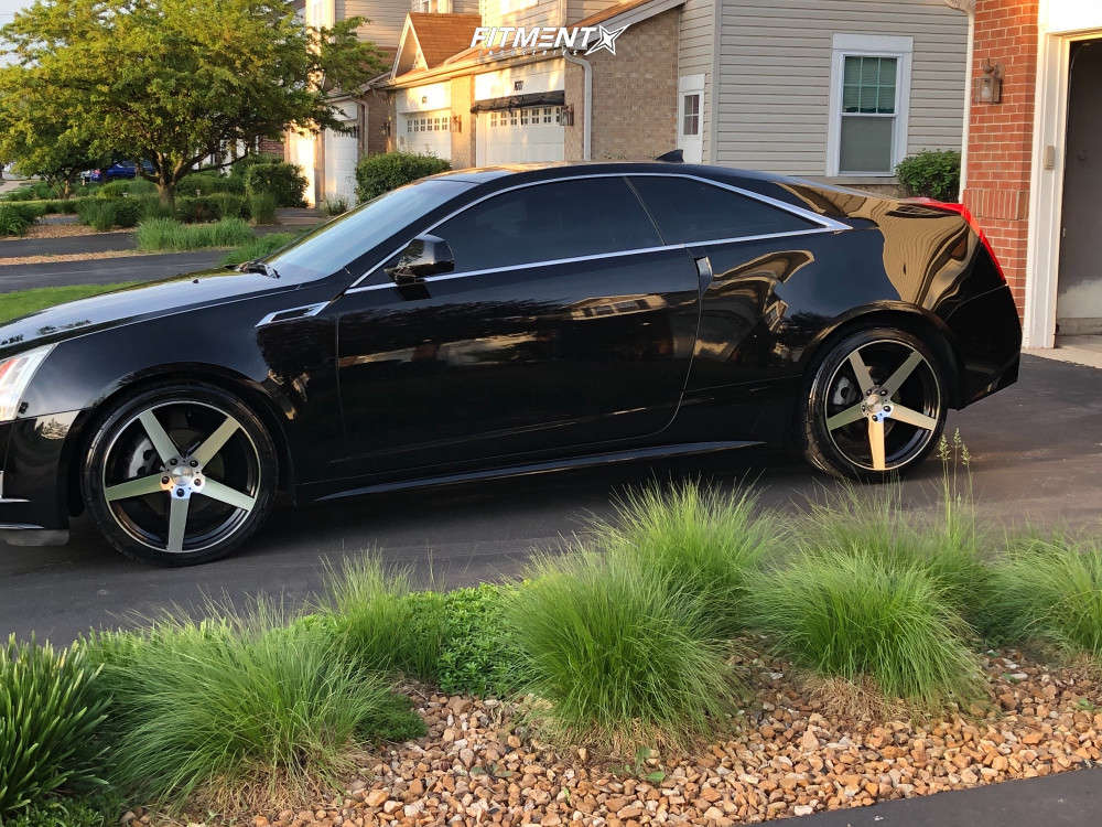2013 Cadillac CTS Performance with 20x8.5 Ravetti M13 and Nitto 255x35 ...