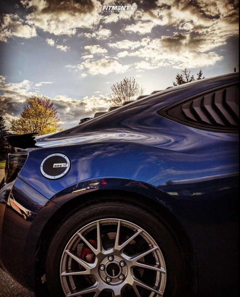 2013 Subaru BRZ Limited with 17x8 Enkei Tm7 and Firestone 235x45 on ...